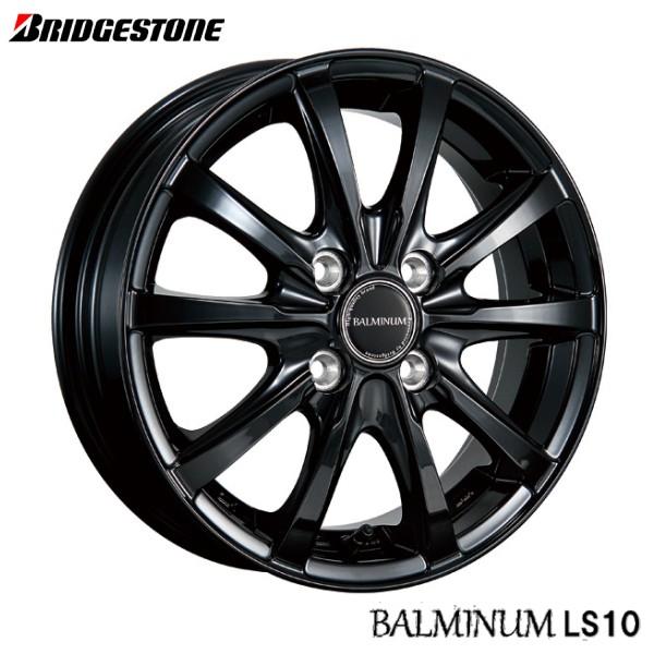 BRIDGESTONE E13ノートなど【アルミ単品4本価格】BALMINUM LS10/バルミナ LS10 16X6.0J 4穴 PCD ...