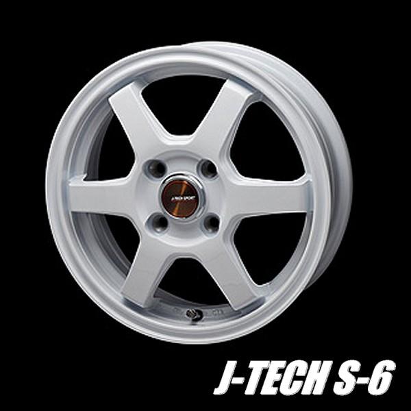 BRIDGESTONE 新型シエンタ【アルミ単品4本価格】J-TECH S-6/ジェイテックS-6 15X6.0J 5穴 PCD：100 ...