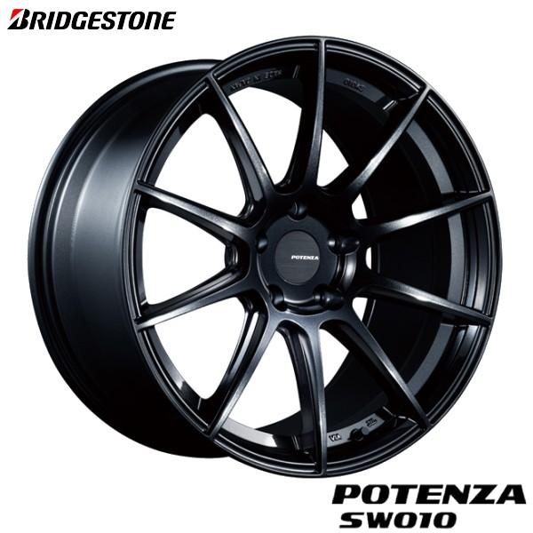 BRIDGESTONE BRIDGESTONE POTENZA SW010/ポテンザ SW010 15X6.5J 5穴 PCD：100b【アルミ単品4本価格】 : タイヤマート24ヤフー店 ...