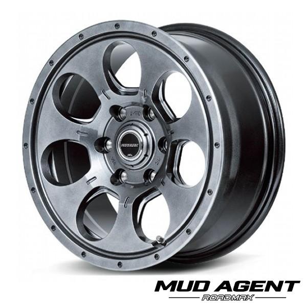 BRIDGESTONE 200系ハイエース【アルミ単品4本価格】ROADMAX MUD AGENT/ロードマックス マッドエージェント ...