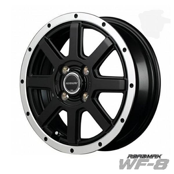 BRIDGESTONE 軽自動車【アルミ単品4本価格】Road Max WF8/ロードマックス WF-8 14X4.5J 4穴 PCD：100 ...