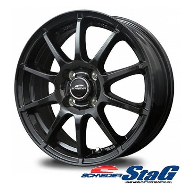 BRIDGESTONE 軽自動車【アルミ単品4本価格】A-TECH SCHUNEIDER StaG/シュナイダー スタッグ 15X4.5J 4穴 PCD：100sg : タイヤマート24ヤフー ...