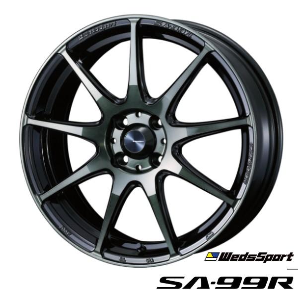 BRIDGESTONE オーラ,アクア【アルミ単品4本価格】WedsSport SA-99R/ウェッズスポーツ SA-99R 17X6.5J 4穴 PCD：100 sb : タイヤマート24 ...