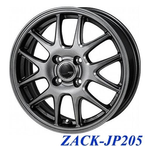 BRIDGESTONE フィット・ヤリス・ロッキなど アルミ単品4本価格 ZACK JP-205/ザック JP-205 16X6.0J 4穴 PCD：100 : タイヤマート24ヤフー店 ...