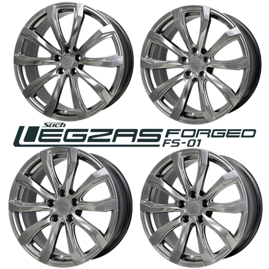 HOT STUFF HOTSTUFF Stich LEGZAS FORGED FS01 21インチ8.0Jインセット+41 5穴 PCD114 ...