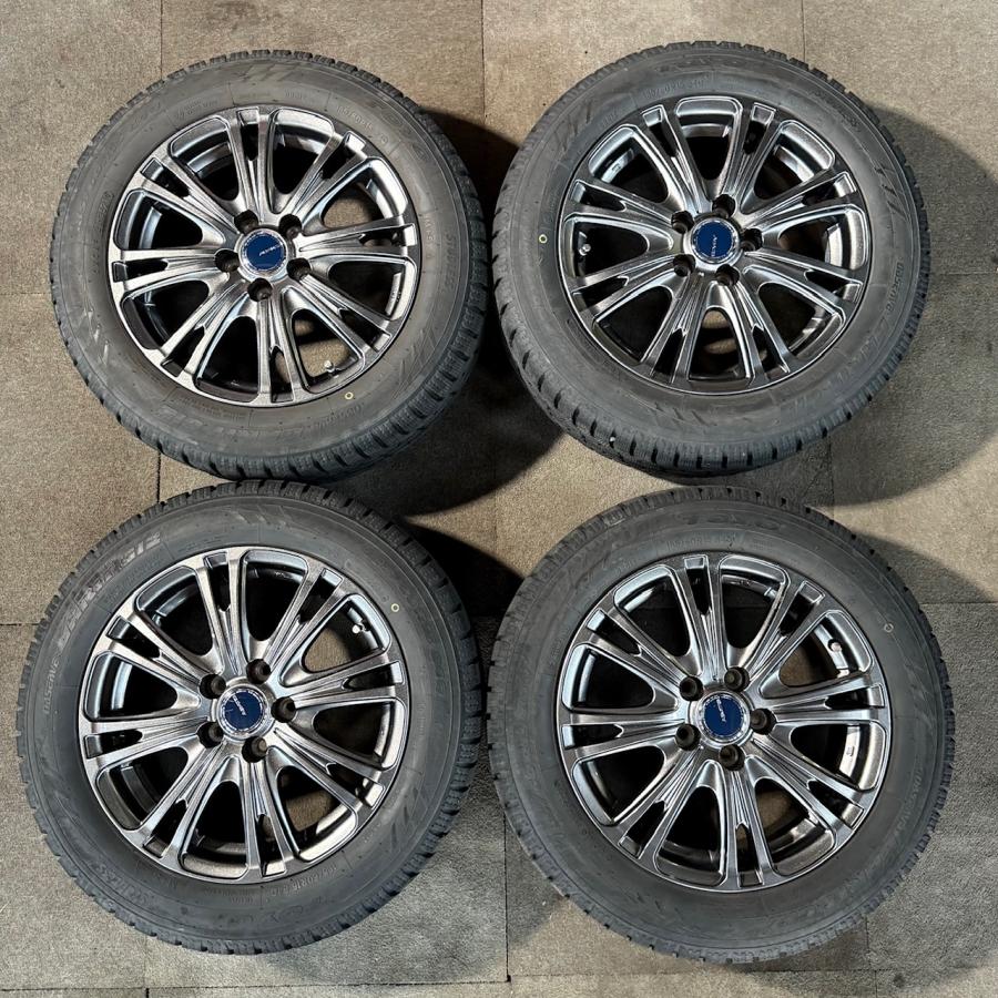 GARIT 185/60R15 ホイールセット 四本 スタッドレス ABATIS トーヨー 21年 冬タイヤ 170系 シエンタ など ...