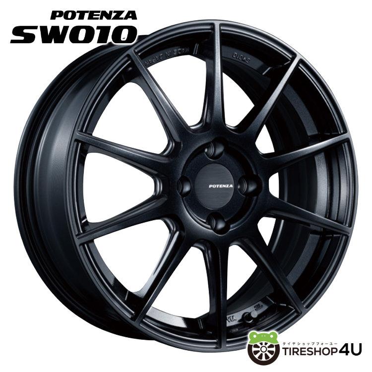 POTENZA BRIDGESTONE SW010 15x6.0J 4/100 +48 PB パールブラック 新品ホイール1本価格 【代引き不可】 : TIRE SHOP 4U - 通販 ...