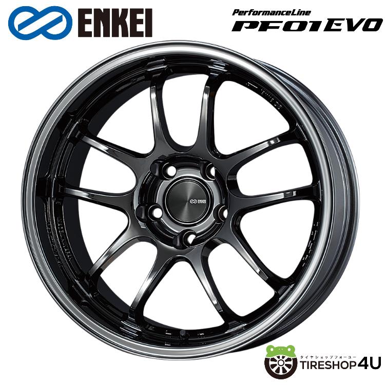 ENKEI 4本購入で送料無料 Performance Line PF01EVO 18x9.0J 5/114.3 +45 SBK 新品ホイール1本価格 【代引き不可】 : TIRE SHOP ...