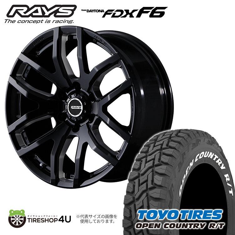 RAYS タイヤホイール4本セット TEAM DAYTONA FDX F6 17x8.0J 6/139.7 +20 B8 TOYO OPEN COUNTRY R/T 265/65R17 ...