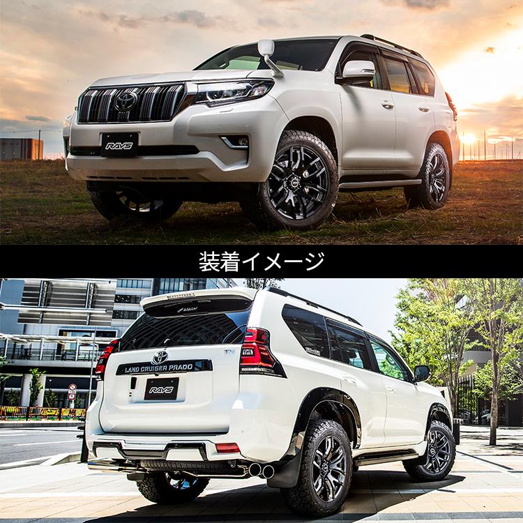 RAYS タイヤホイール4本セット TEAM DAYTONA FDX F6 18x8.0J 6/139.7 +20 KZ MONSTA TERRAIN GRIPPER 265/60R18 ...