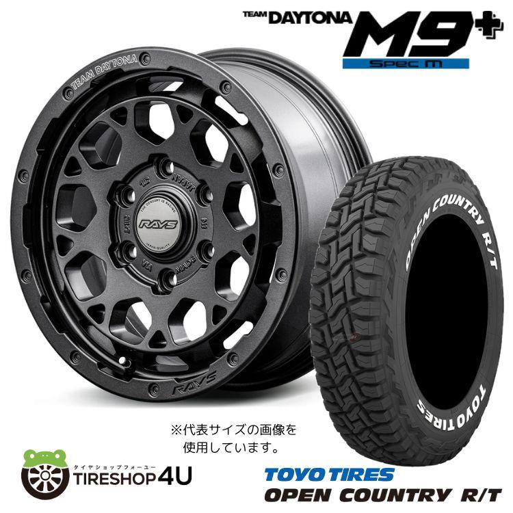 RAYS タイヤホイール4本セット TEAM DAYTONA M9+ Spec M 16x6.5J 6/139.7 +38 AOJ TOYO OPEN COUNTRY R/T 215 ...