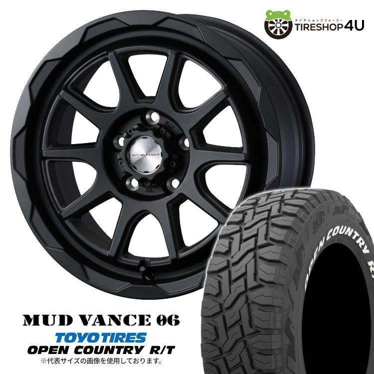 WEDS タイヤホイール4本セット MUD VANCE 06 16x7.0J 5/114.3 +38 FMB TOYO OPEN COUNTRY R/T 225/70R16 102/99Q ...