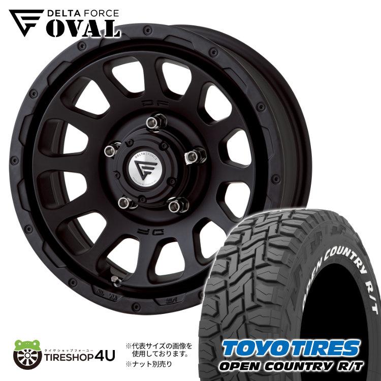 DELTA FORCE タイヤホイール4本セット OVAL 16x6.0J 5/139.7 -5 MB TOYO OPEN COUNTRY R/T 225/70R16 102/99Q LT ...