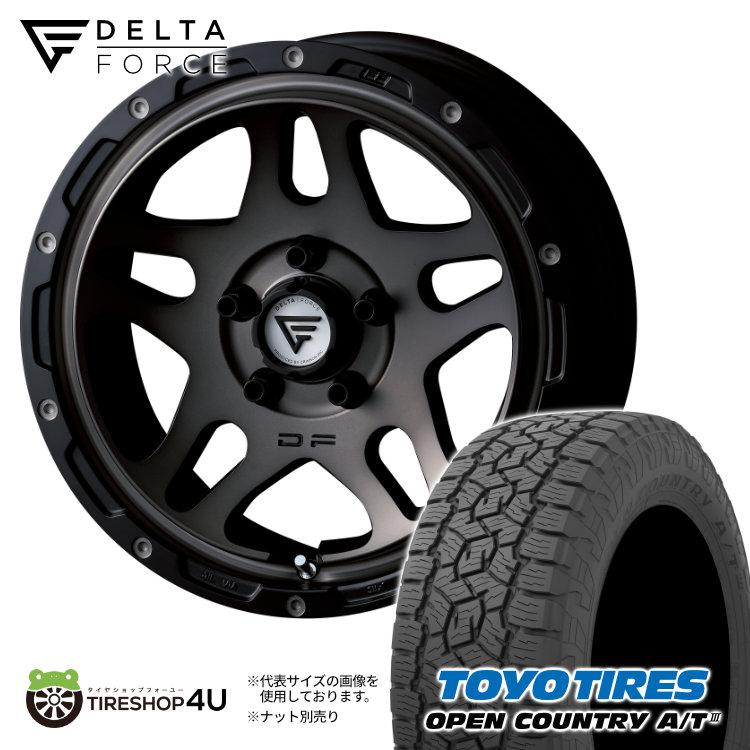 DELTA FORCE タイヤホイール4本セット OVERLANDER 16x7.0J 5/114.3 +35 MSP TOYO OPEN COUNTRY A/T III 245/70R16 ...