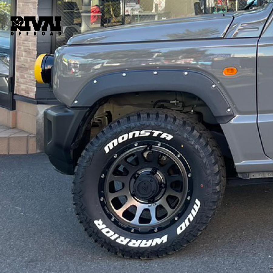 RIVAI OFFROAD 限定特価 車検対応 9.9mm JB64 オーバーフェンダー 安心のABS樹脂 ジムニー jimny SUZUKI スズキ ワイド オフロード リヴァイオフロード ...