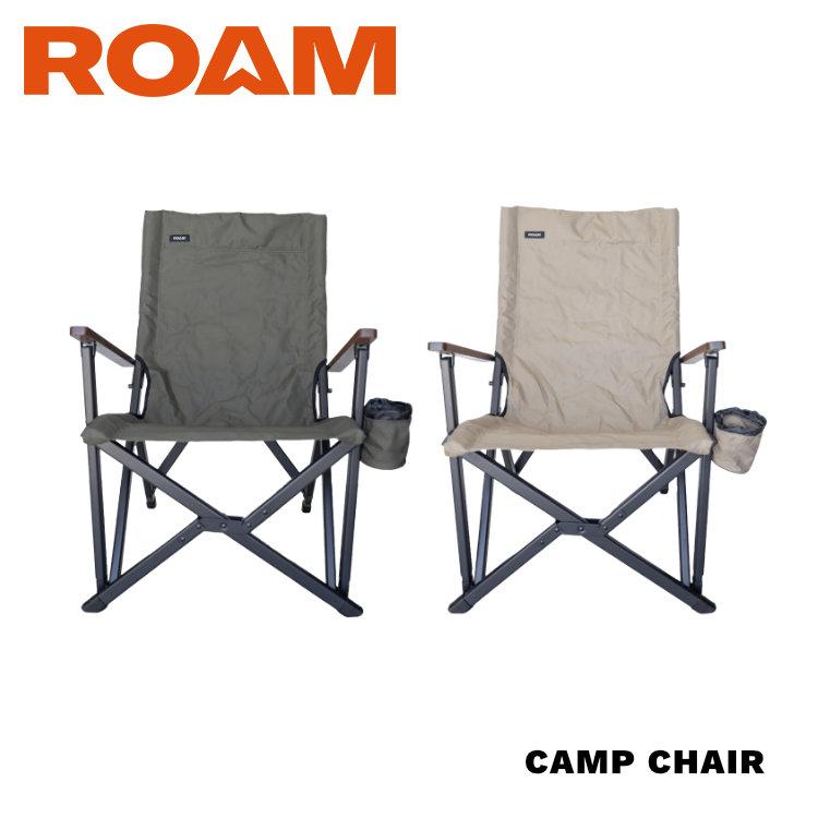 正規品 キャンプチェア 折りたたみ 椅子 アウトドア レジャー 選べる2カラー オリーブ / ライトブラウン CAMP CHAIR ローム ...