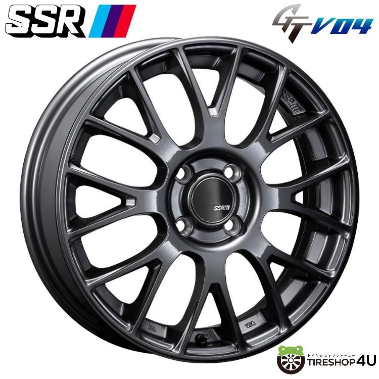 SSR 4本購入で送料無料 GTV04 16x6.0J 4/100 +42 GRAY メタリックグレー 新品ホイール1本価格 【代引き不可】 : TIRE SHOP 4U - 通販 ...
