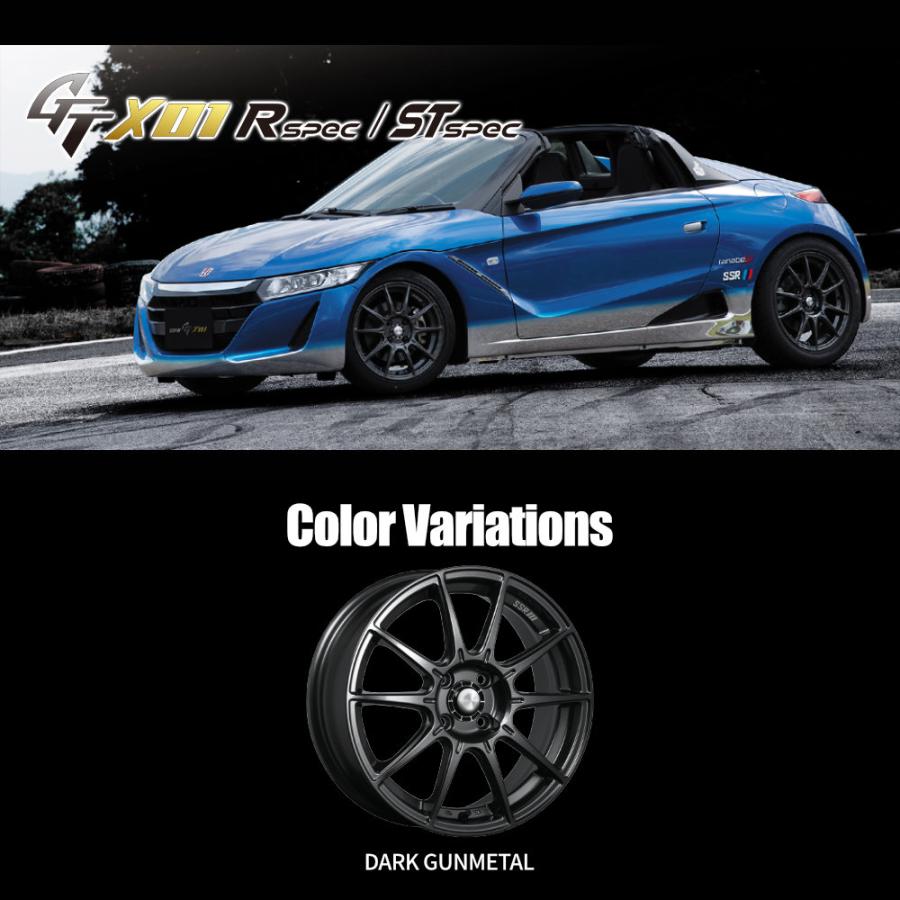 SSR 4本購入で送料無料 GTX01 STスペック 15x5.0J 4/100 +45 DGM ダークガンメタ 新品ホイール1本価格 【代引き不可】 : TIRE SHOP 4U - 通販 ...