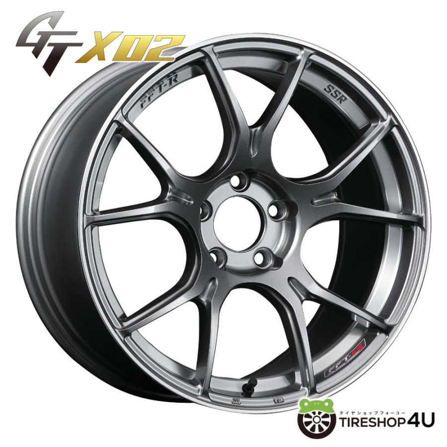 4本購入で送料無料 SSR GTX02 18x8.5J 5/100 +45 DS ダークシルバー 新品ホイール1本価格 【代引き不可】 : ssr-gtx02-1885510045-ds ...