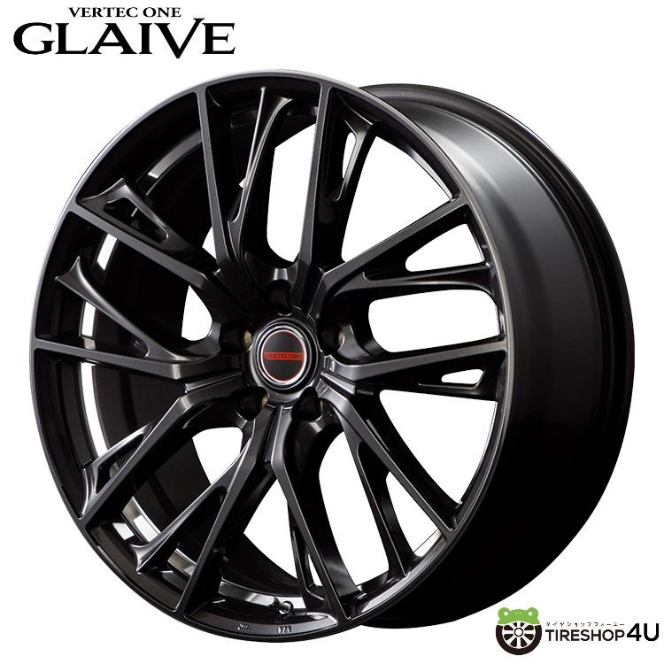 4本購入で送料無料 VERTEC ONE GLAIVE 20x8.5J 5/114.3 +38 DBKRE ダイヤモンドブラック/リムエッジ&アンダーカットDC 新品ホイール1本価格 【代引き ...