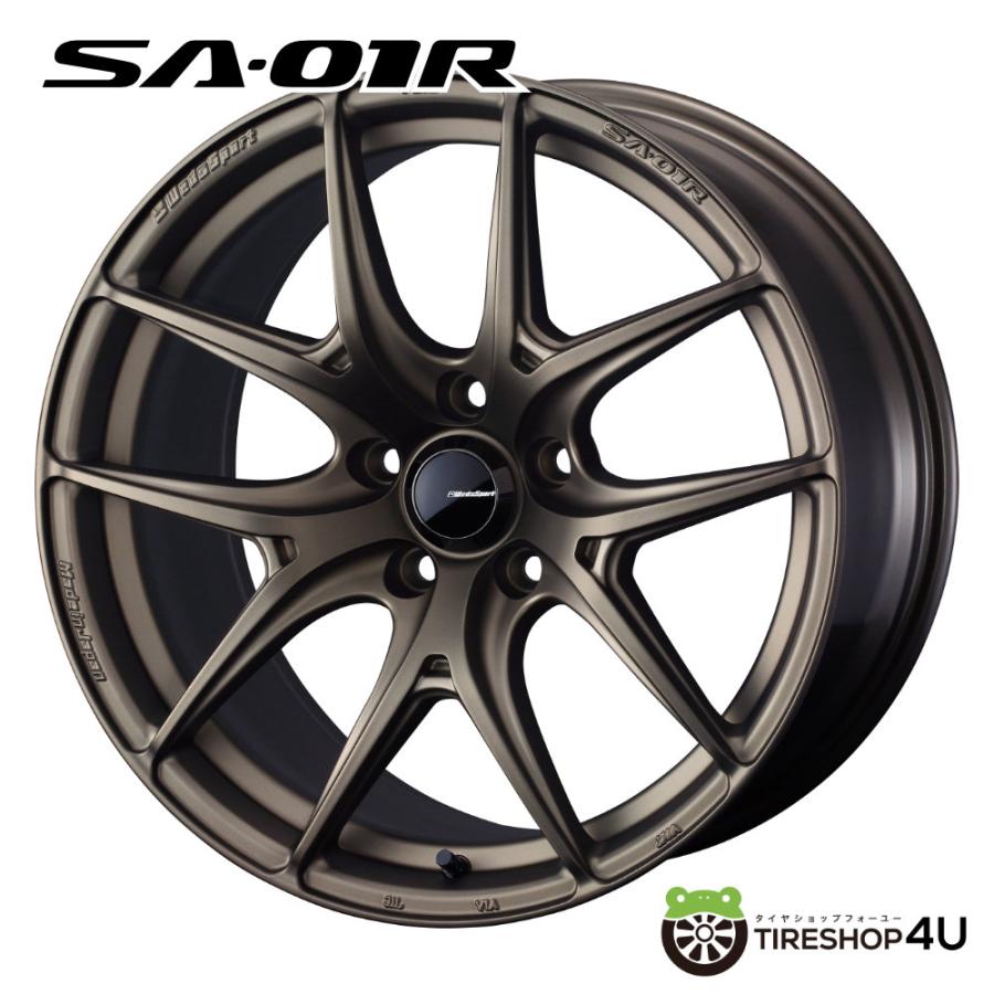 WEDS 4本購入で送料無料 Weds Sport SA-01R SA01R 18x9.5J 5/114.3 +45 EJ-BRONZEII イージェーブロンズツー 新品ホイール1本価格 ...