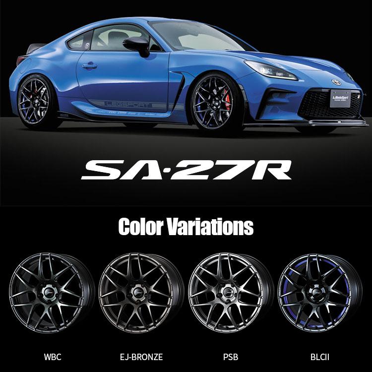 WEDS 4本購入で送料無料 Weds Sport SA-27R SA27R 18x7.5J 5/100 +45 WBC ウォースブラッククリアー 1本価格 【代引き不可】 : TIRE ...