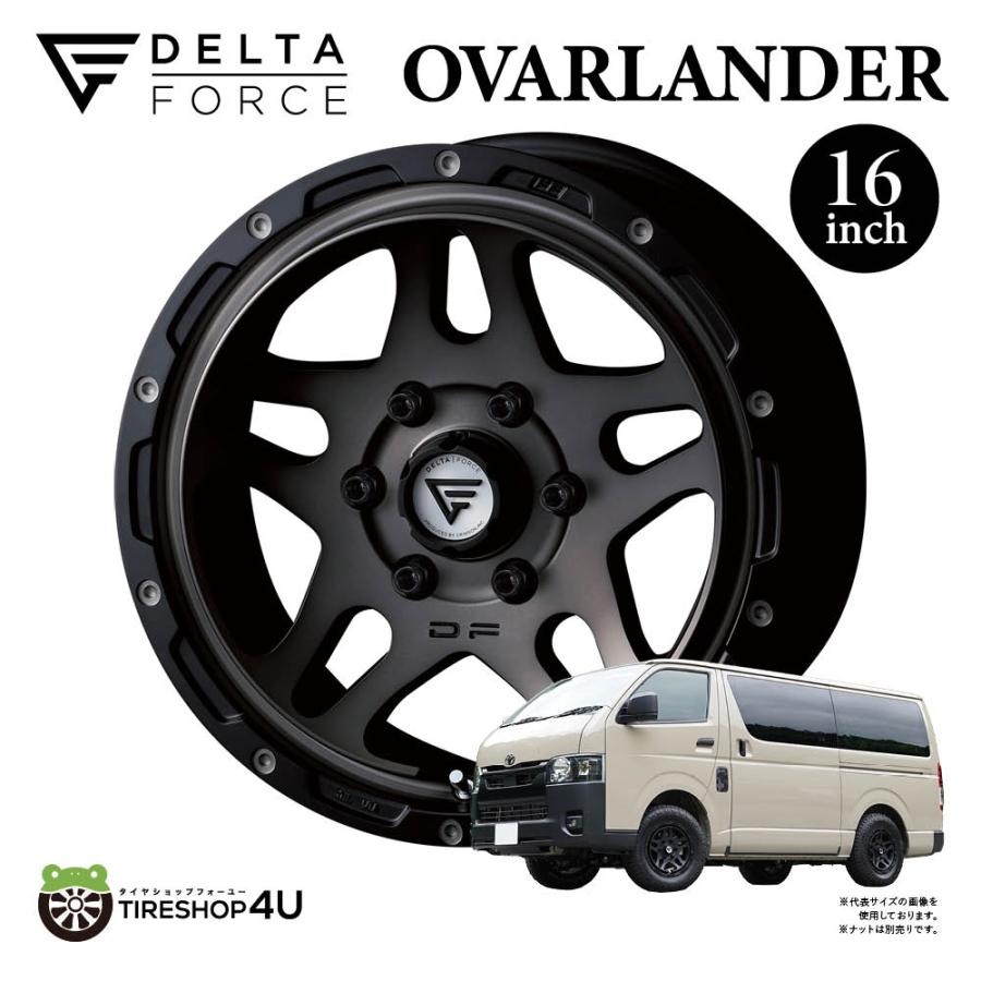 DELTA FORCE 4本セット OVERLANDER オーバーランダー 16x7.0J 6/139.7 +38 MSP マットスモークポリッシュ 新品4本価格 【代引き不可】 : TIRE ...