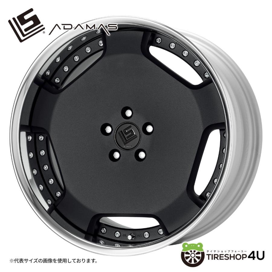 WORK 4本購入で送料無料 LS ADAMAS 22x8.5J 5/114.3 +2 A disk (スタンダード) SKB ブラックアルマイト 1本価格 【代引き不可】 : TIRE ...
