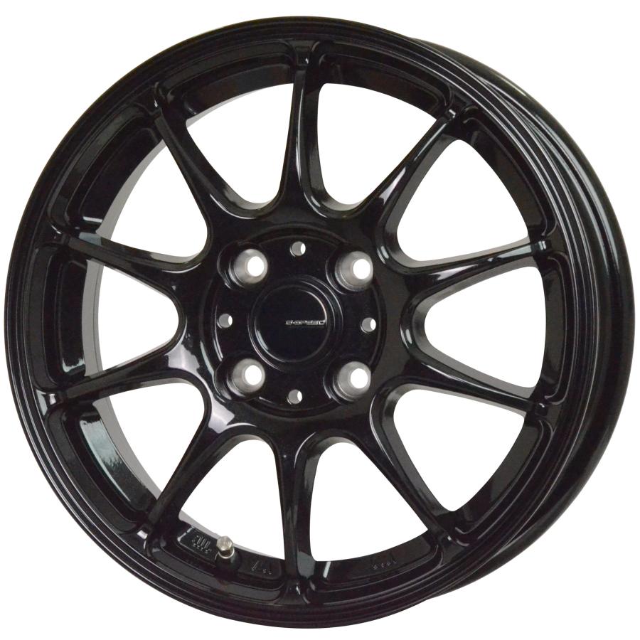 ホイールのみ 4本セット 14インチ 軽量 G.SPEED G-07 4.5×14 +45 4H100 メタリックブラック 軽自動車 軽トラ 軽バン :G07-03:TireShop All ...