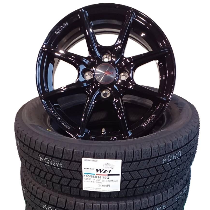 ブリザック 新商品 WZ-1 165/65R14 79Q ブリヂストン スタッドレスタイヤ 2025年製 & アルミホイール 新品 4本セット タンク ルーミー : タイヤショップアクロス ...