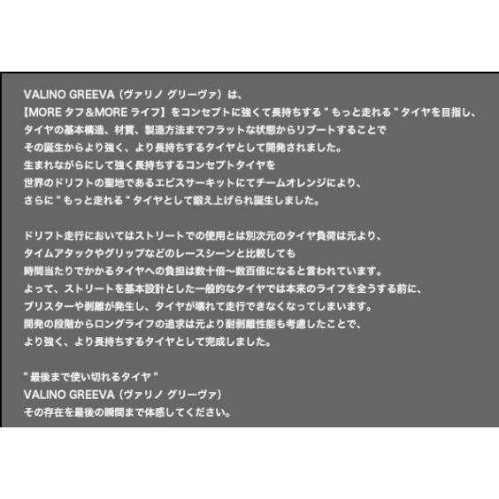 VALINO（ヴァリノ） VALINO GREEVA 08D 360 215/35R18 84W グリーヴァ08D 360タイヤ1本価格 要 ...