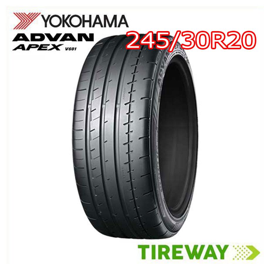 ヨコハマタイヤ 1本 245/30R20 90Y XL ヨコハマ アドバン エイペックス V601 YOKOHAMA ADVAN APEX ...
