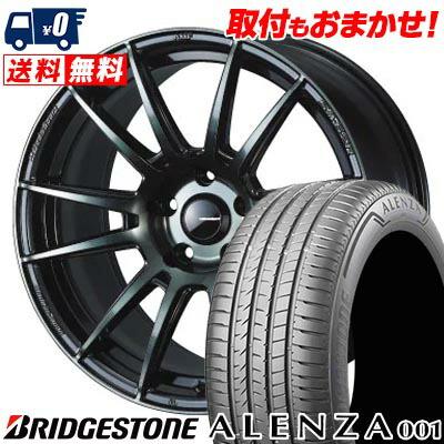 225/55R18 98V BRIDGESTONE ALENZA A001 WedsSport SA-62R サマータイヤ ホイール4本セット ...