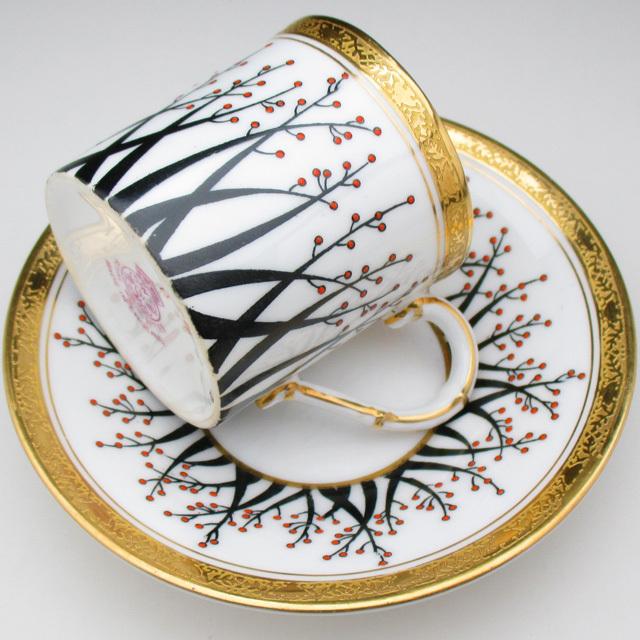 ROYAL WORCESTER ロイヤルウースター 金彩ジュール枝文 カップ ROYAL WORCESTER ロイヤルウースター 金彩ジュール枝文 カップ