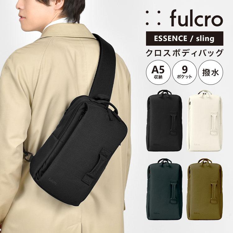 ボディバッグ メンズ fulcro フルクロ ESSENCE fma-0002 ワンショルダー 大容量 大きめ A5 ショルダーバッグ 斜め ...