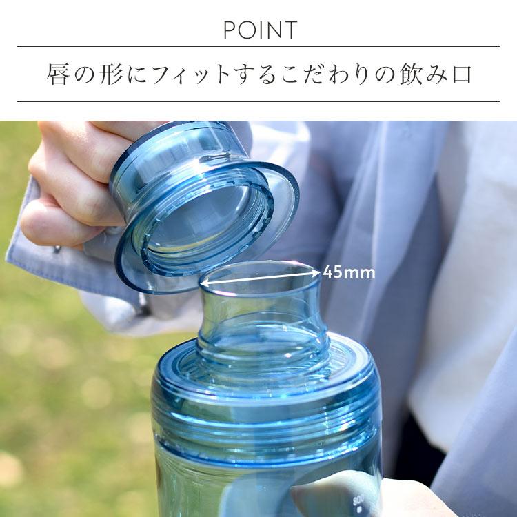 OSK（オーエスケー） ウォーターボトル 1リットル 1000ml 目盛り 洗いやすい LIPPY クリアボトル 水筒 透明 ピッチャー 耐熱 直飲み おしゃれ : TIS - 通販 ...