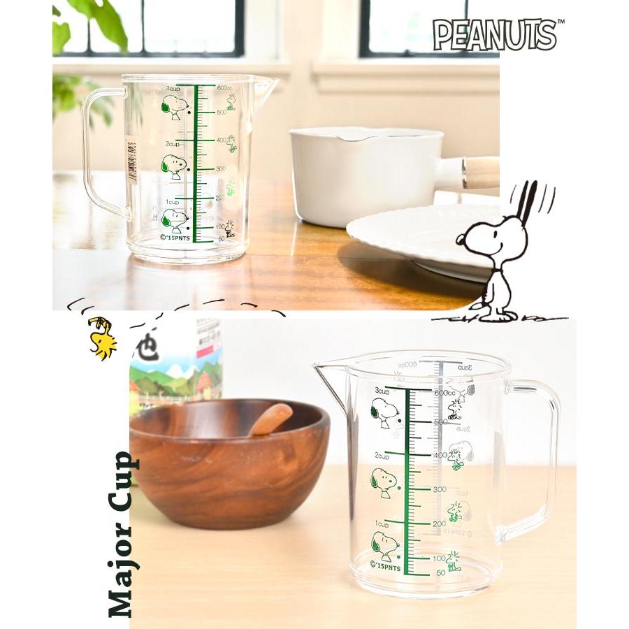 スヌーピー 計量カップ 耐熱 600ml SNOOPY 日本製 熱湯 OK 目盛りが見やすい 計量コップ おしゃれ OSK キャラクター キッチン用品 調理器具 :osk-mcup01:TIS ...