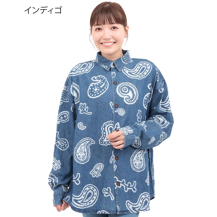 チチカカ（TITICACA） go slow caravan デニム総柄抜染ペイズリー