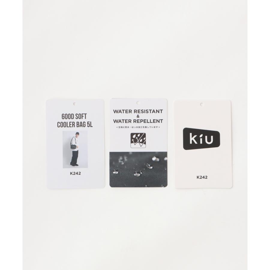 チチカカ KiUソフトクーラーバッグ5L／保冷バッグ クーラーバッグ 保冷グッズ ショルダー アルミ素材 保冷効果 ポケット付き 柄 ショッピング 冷凍食品 缶6本用 k242-222 ...