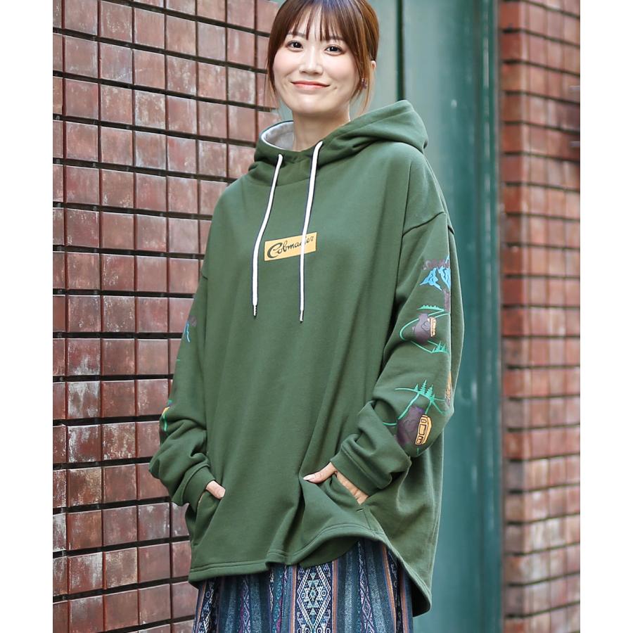 チチカカ COBMASTER コラボ クライミングコブベアプルオーバー ／ プルパーカー スウェット トップス レディース メンズ 男女兼用 秋 冬 長袖 オーバーサイズ 袖プリント ...
