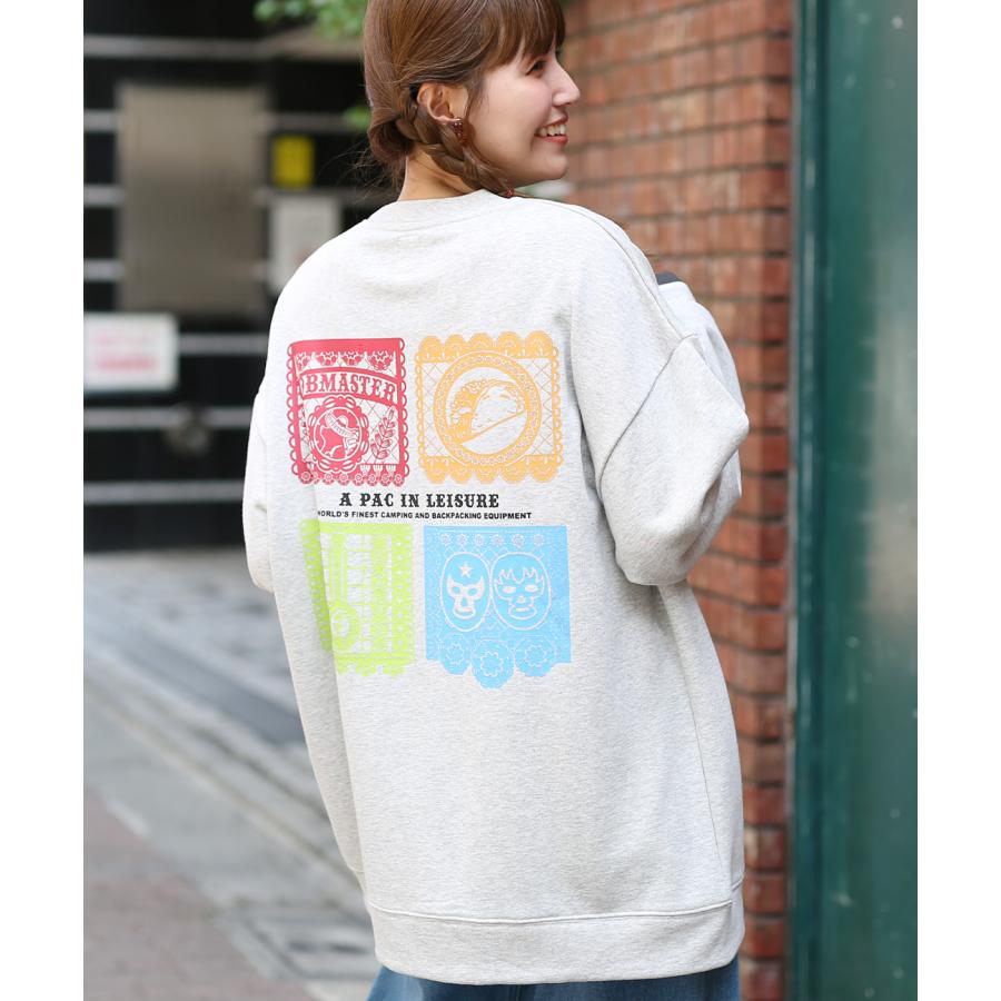 チチカカ（TITICACA） COBMASTER コラボ パペルピカドコブベアプルオーバー ／ スウェット トップス プルオーバー レディース メンズ 男女兼用 秋 冬 オーバーサイズ バック ...