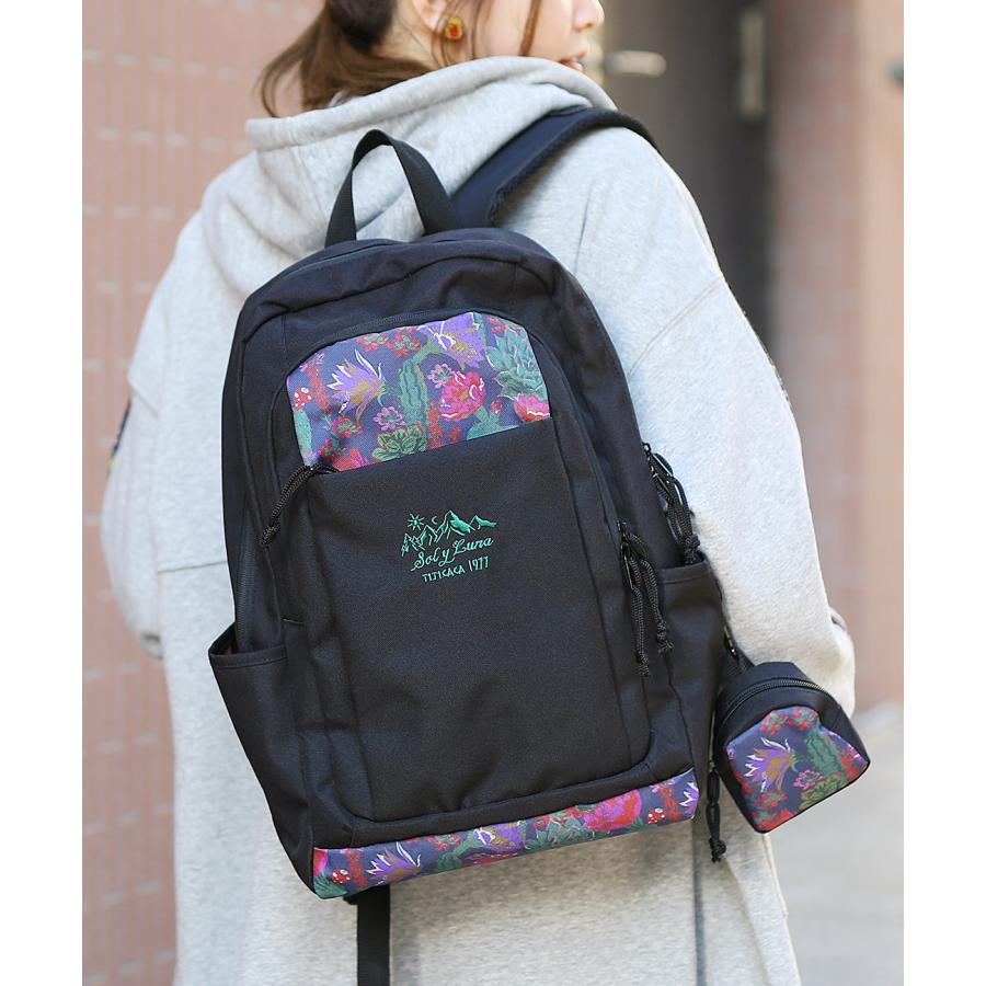 ポーチコンビリュック ／ リュックサック バックパック A4 大容量 16L はっ水 撥水 デイパック かばん レディース 男女兼用 ユニセックス ポーチ付き 収納力 : znscbb7007 ...