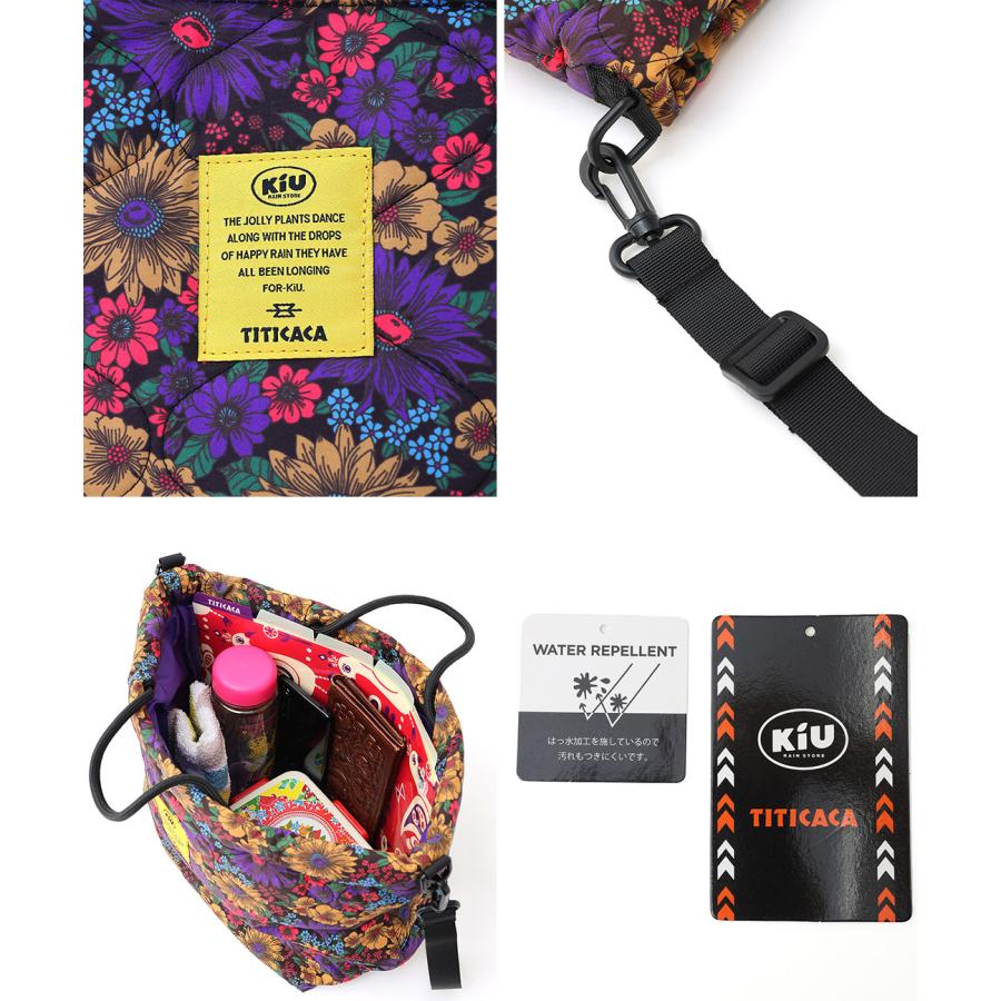 チチカカ KiU コラボ パデットトートバッグ ／ トートバッグ A4 大容量 肩掛け 斜め掛け ワンショルダー 2WAY 鞄 軽い キルティング レディース メンズ 撥水 : チチカカ ...