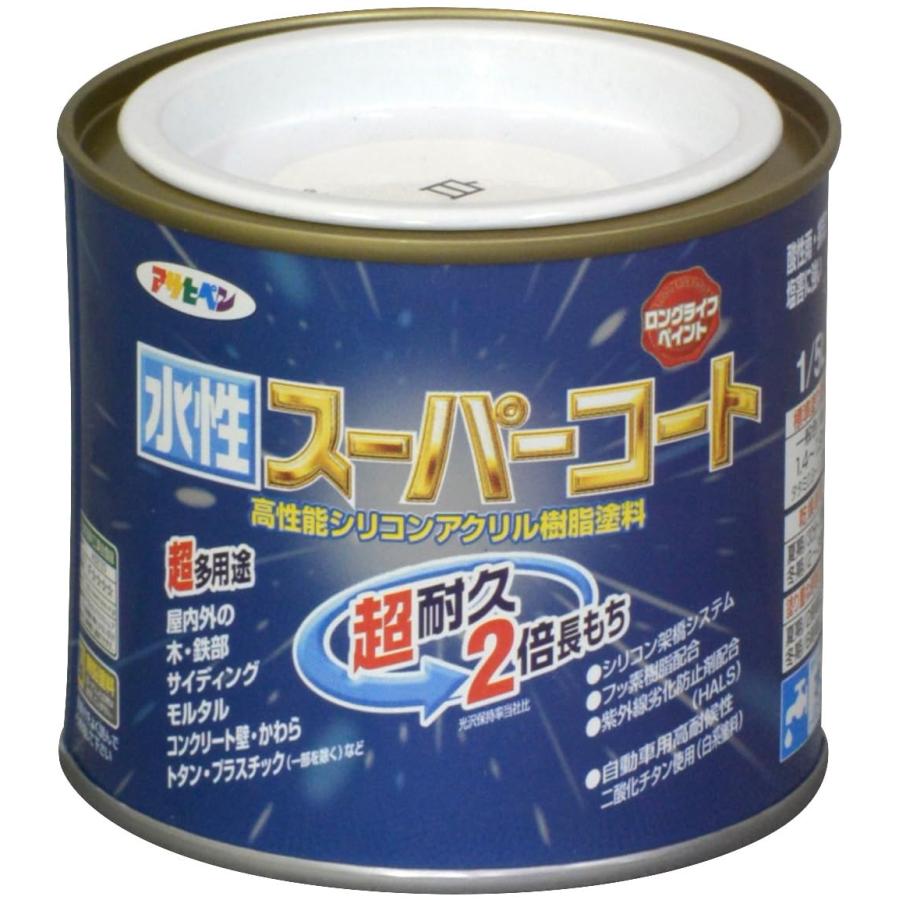 アサヒペン ペンキ 水性スーパーコート 水性多用途 白 1/5L : TJDショップ - 通販 - Yahoo!ショッピング