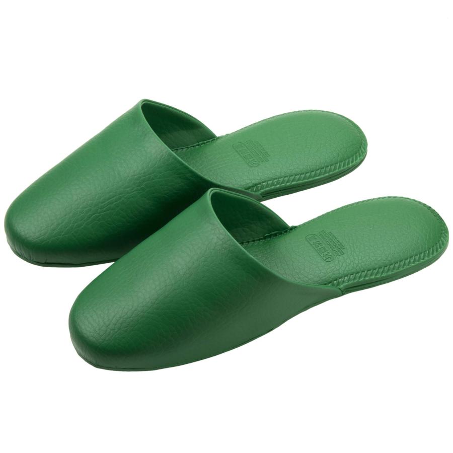ニッポン スリッパ ビニールレザー ベストH 25.5cm グリーン 抗菌 348584 :20231204205507-01330:TJDショップ - 通販 - Yahoo!ショッピング
