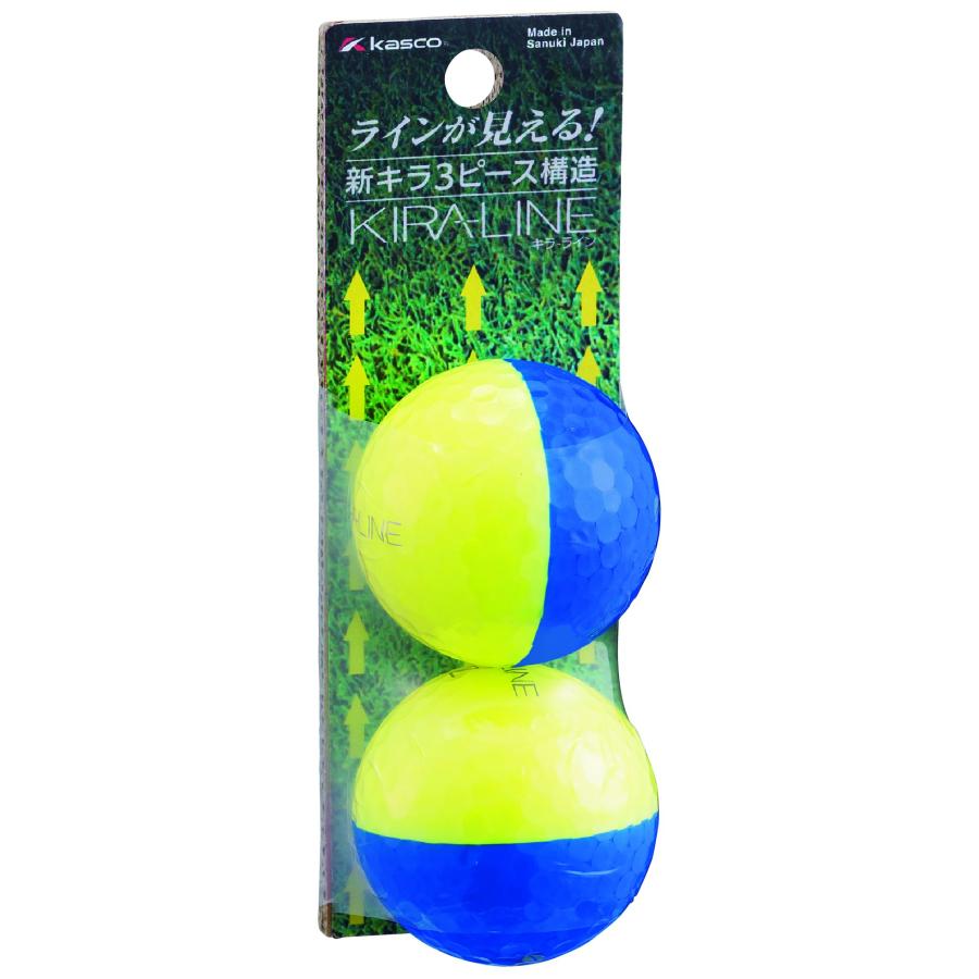 キャスコ(Kasco)ゴルフボール KIRA LINE 3ピース 2個入り イエロー/ブルー : TJDショップ - 通販 - Yahoo!ショッピング