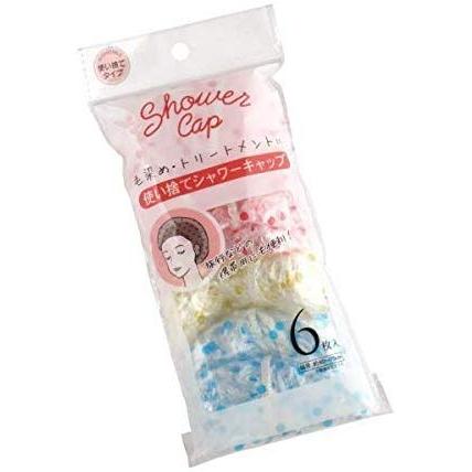 シャワーキャップ 使い捨てタイプ 6枚入 : TJDストア - 通販 - Yahoo!ショッピング