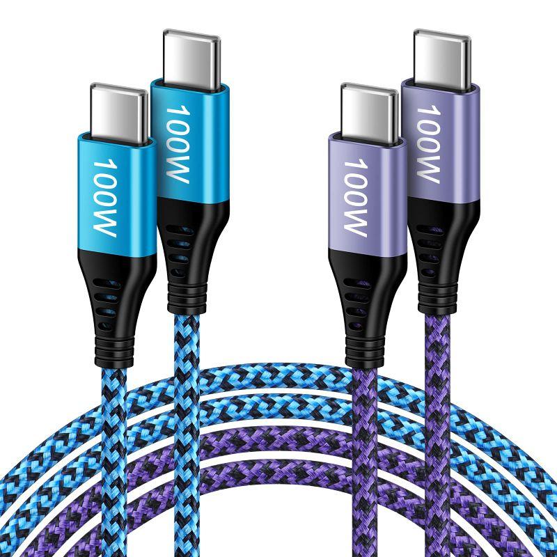 USB C ケーブル Type Cケーブル 携帯急速充電ケーブル100W/5A PD3.0対応 超急速充電 1.83Musbc us : TJDストア - 通販 - Yahoo!ショッピング