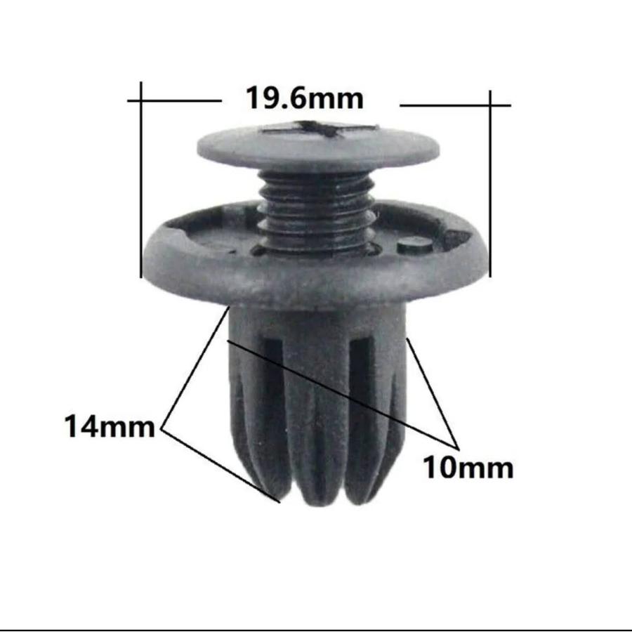 BMW フェンダーライナー プラスチックリベット クリップ 6個セット 7130702966 OEM品 : BMW&MINI専門店 ...
