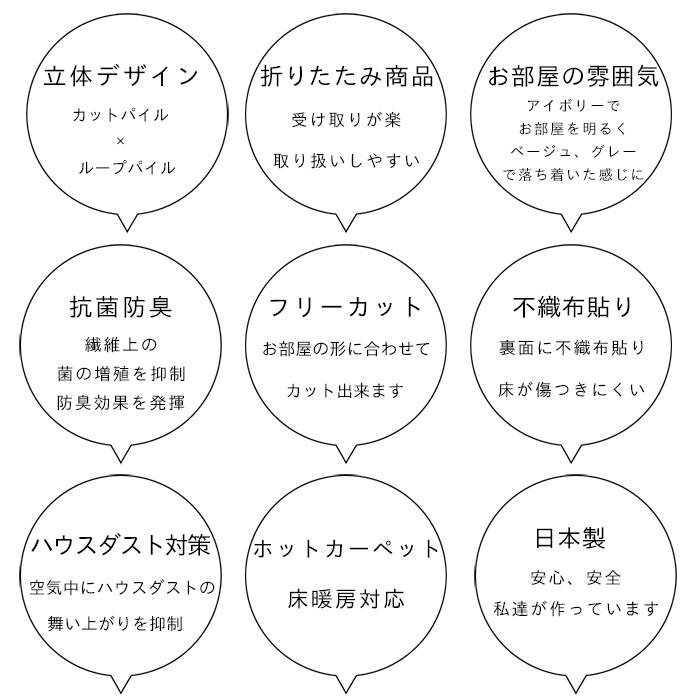 Tsujikawa カーペット 6畳 日本製 絨毯 抗菌防臭 ホスタ 261×352cm 江戸間 6畳用 6帖 ベージュ 長方形 辻川産業株式会社 : Tsujikawa - 通販 ...